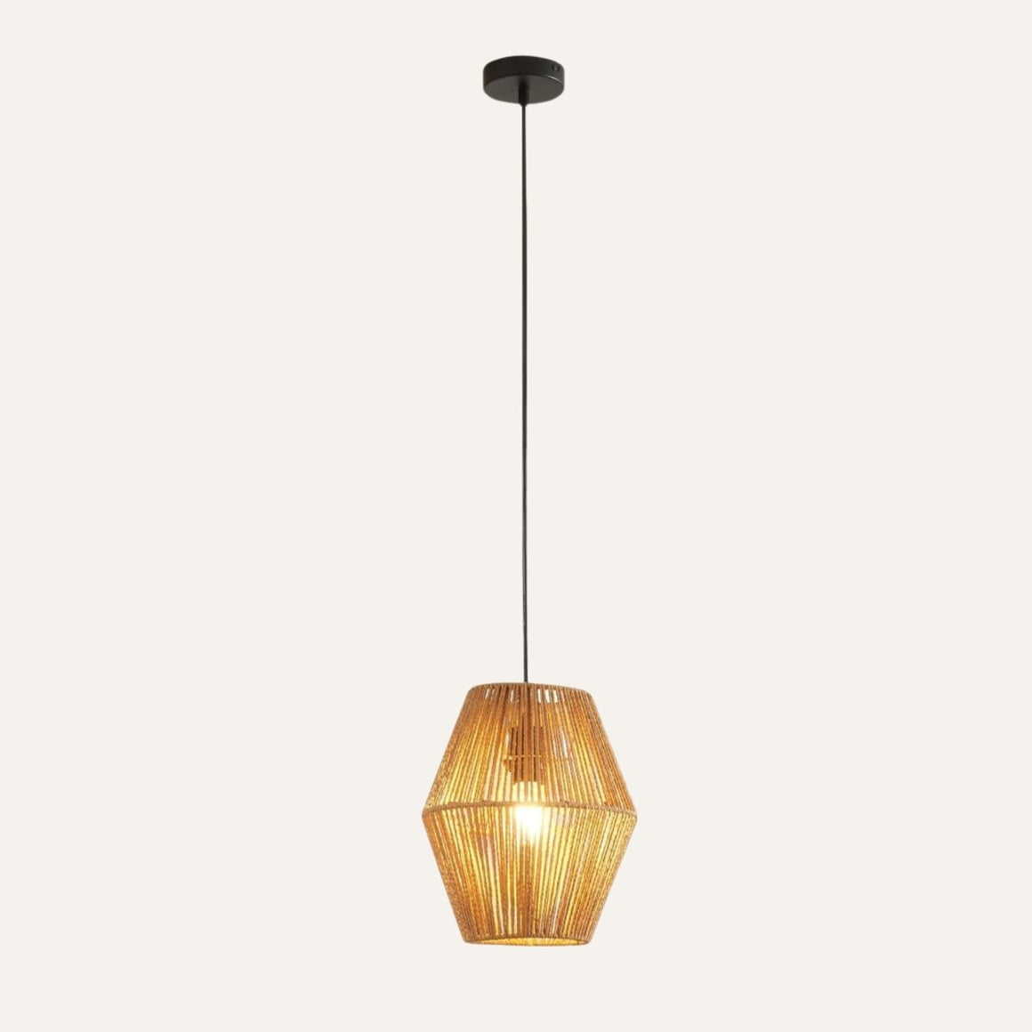 Willow Farmhouse Pendant Light | Rattan-Style | Archiology